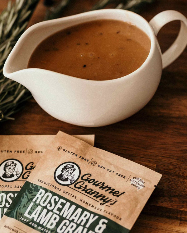 Rosemary and Lamb Gravy Mix - 12 x 45g Dry Powder Sachets - Gourmet ...
