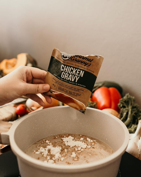 Chicken Gravy Mix - 15 x 25g Dry Powder Sachets - Gourmet Granny's